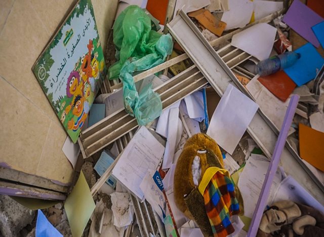 Evacuated SOS Children’s Village in Gaza destroyed