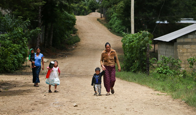 Supporting families in a migrant community in Mexico