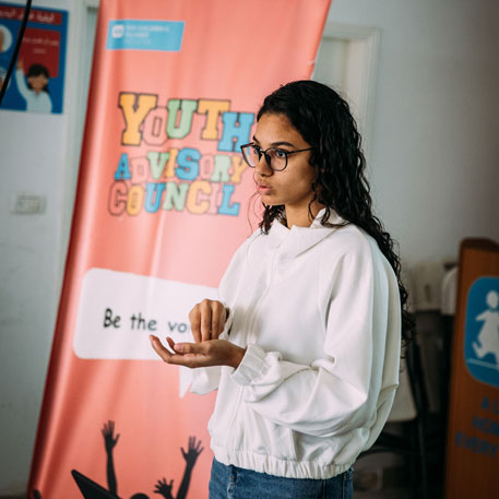 Advocate for children's rights