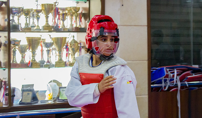 A taekwondo champion plans to take her skills on the road